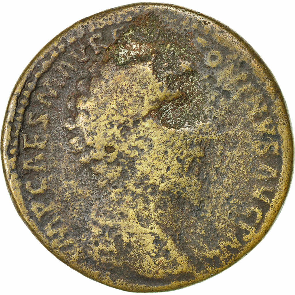 [#490903] Coin, Marcus Aurelius, Sestertius, 162, Rome, F, Copper ...