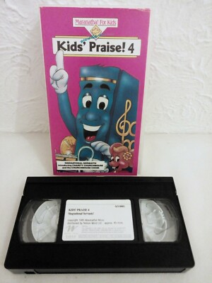 KIDS' PRAISE 4 SINGSATIONAL SERVANTS RARE VHS - MARANATHA FOR KIDS 1985 ...