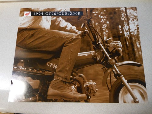 Honda Factory Feature & Specification Chart Brochure Fits: 1974 CT70 ...