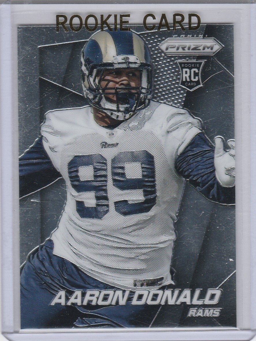 AARON DONALD ROOKIE CARD Los Angeles Rams 2014 PRIZM FOOTBALL RC | eBay