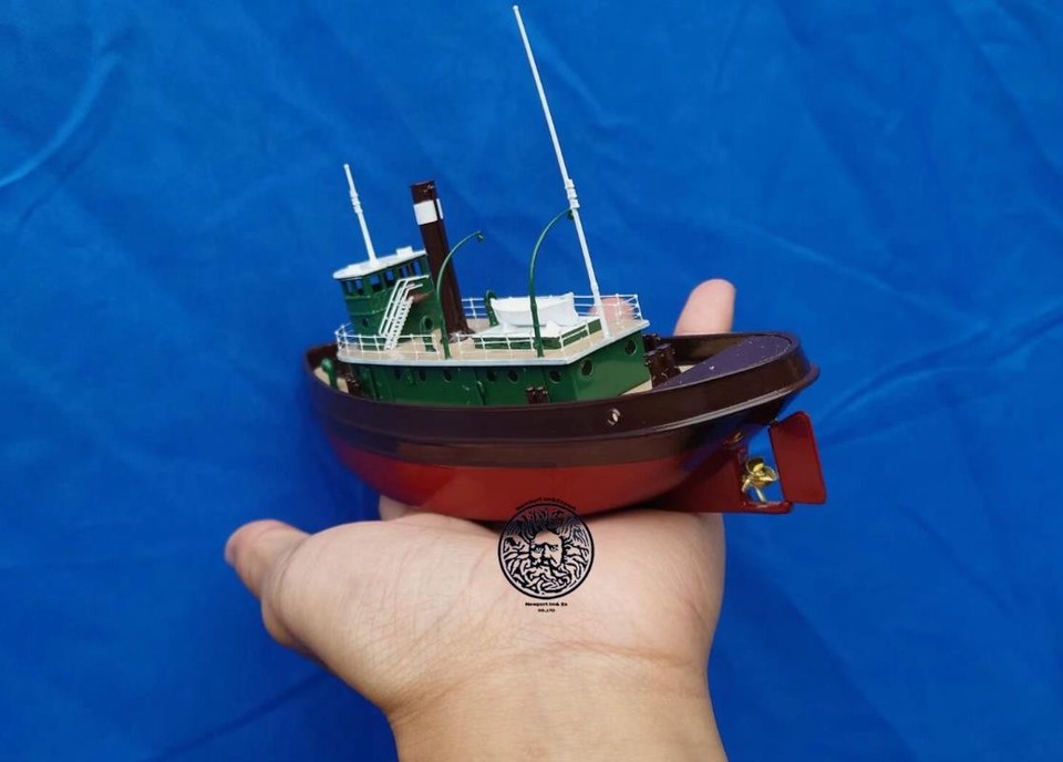WarII Tugboat Miranda Steam Tug Boat 1:200/1:48 - 178mm/437mm RC Model ...