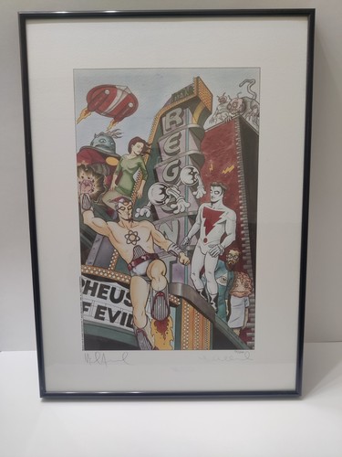 MIKE ALLRED rare MADMAN Iris Print WILDSTORM 1990s SIGNED 2x Jim Lee | eBay