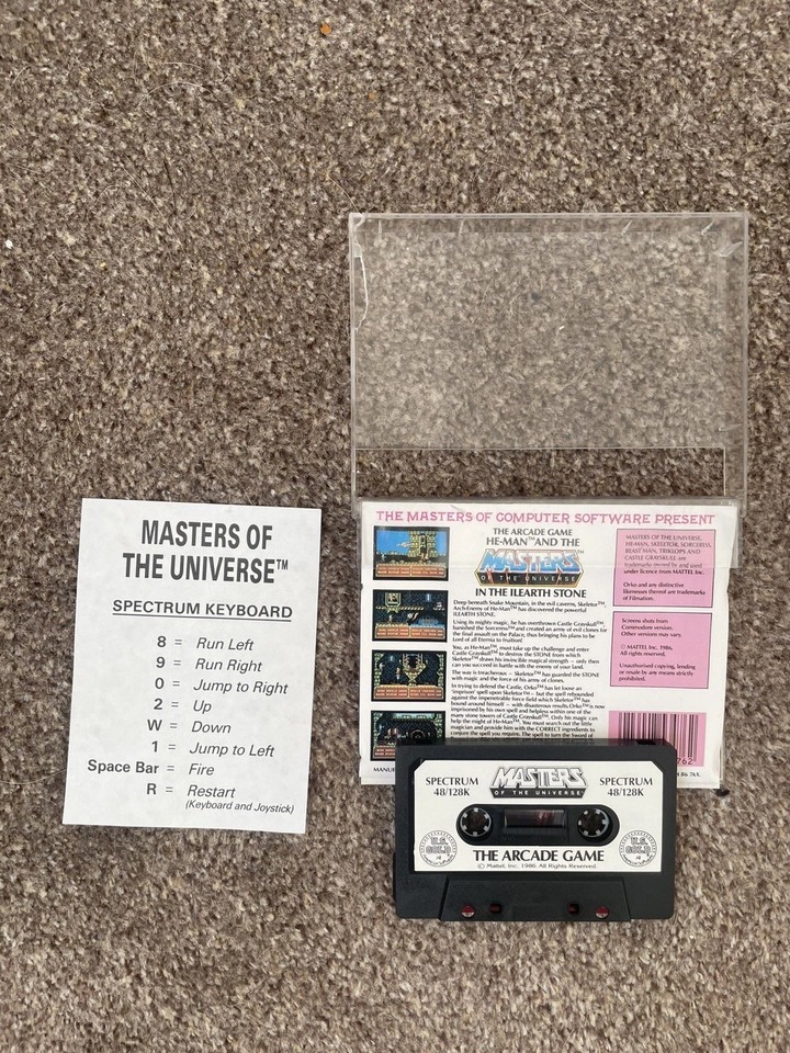 SPECTRUM ZX + 2 - Keyboard Box & He-Man + Back To Sckool, Match Point ...