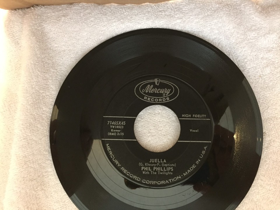 ROCK 45 RPM RECORD - PHIL PHILLIPS - MERCURY 71465X45 | eBay