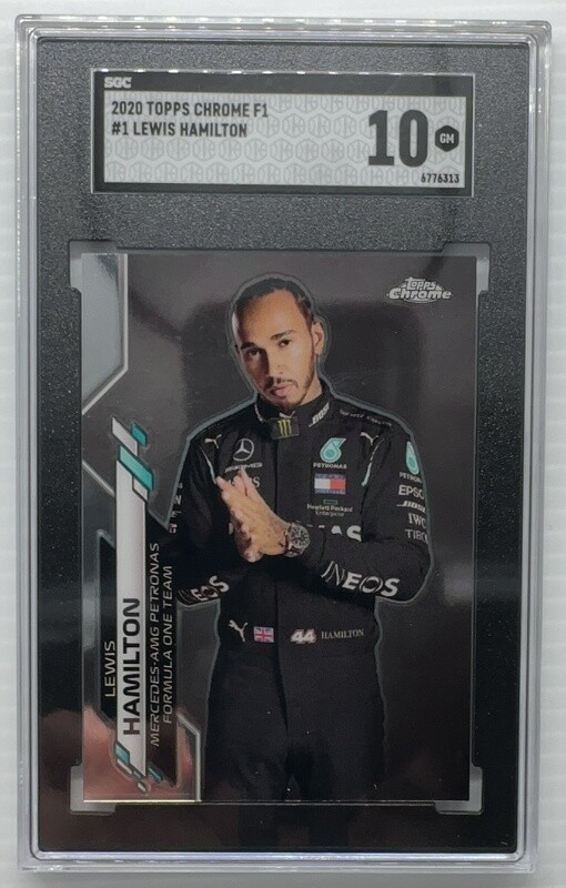 2020 Topps Chrome F1 Lewis Hamilton RC Rookie Card #1 SGC 10 | eBay