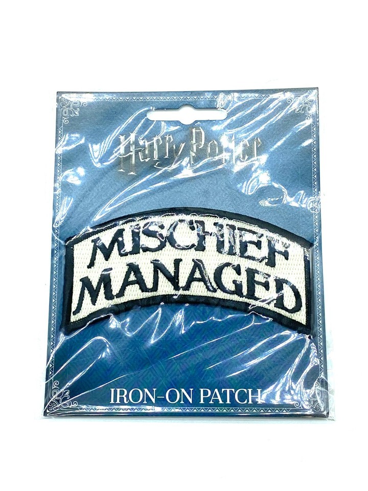 Harry Potter Mischief Managed Patch | eBay
