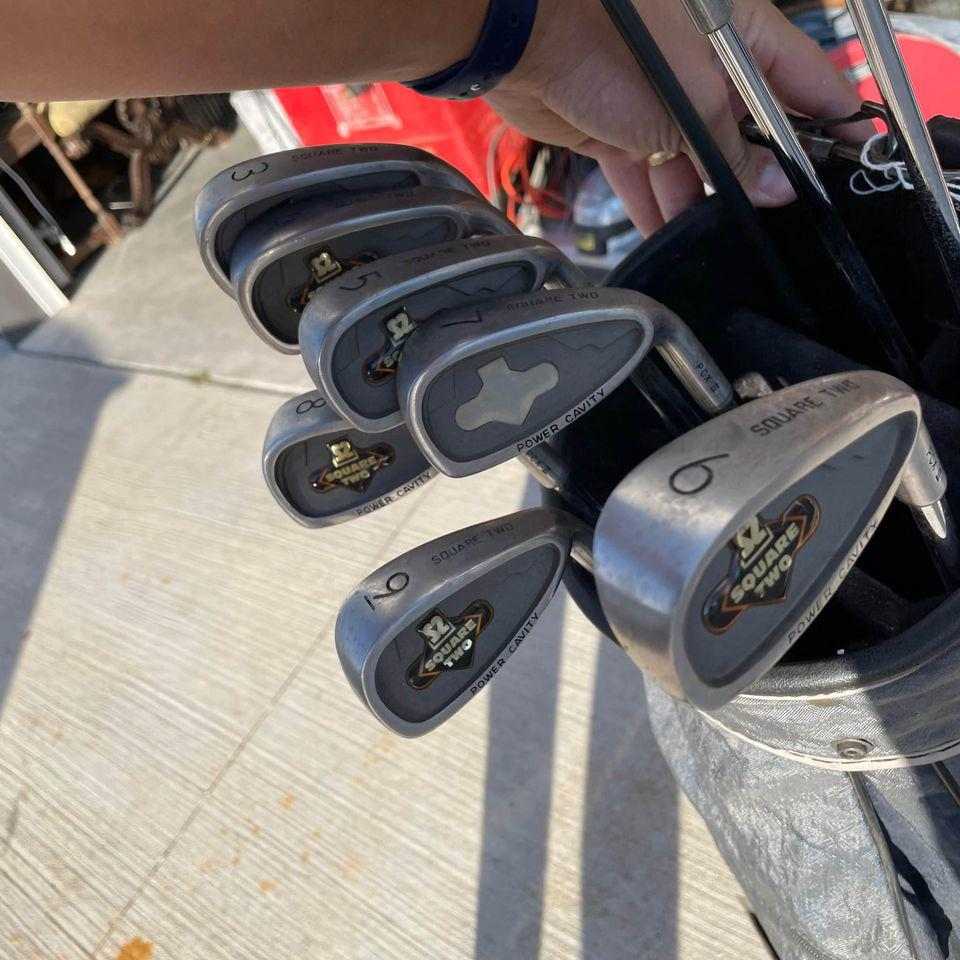 SQUARE TWO POWER CAVITY PCX II IRONS DRIVER FAIRWAY RH Woods Golf Clubs ...