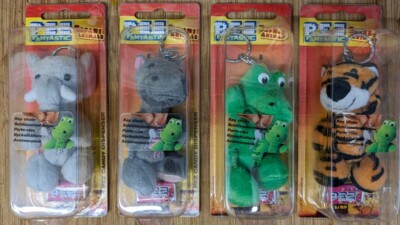 BRAND NEW Safari Animals PEZ Candy Dispensers - 2005/6 - Set Of 4 | eBay UK