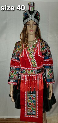 💥On SALE💥Hmong Clothes. New Hmong Cos Pajntaub Outfit | eBay