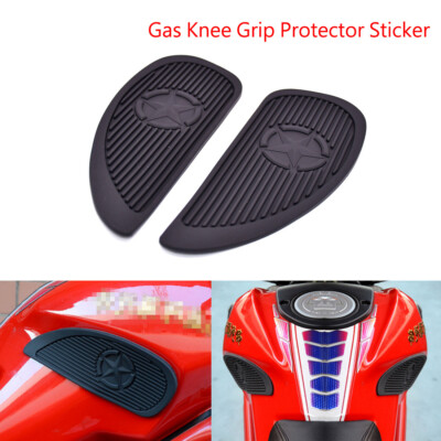 Universal Motorcycle Tank Traction Pad Side Gas Knee Grip Protector ...