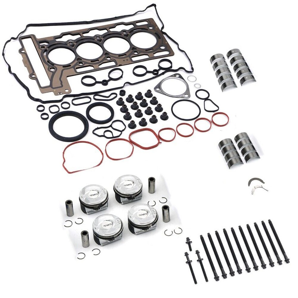 N14B16 Engine Pistons Gaskets Bearing Kit For Mini Cooper S JCW R55 R56 ...