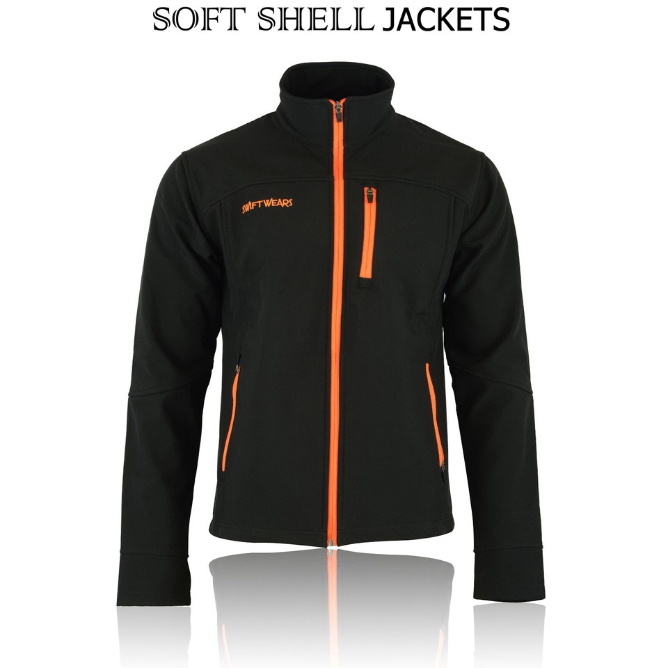 Work Soft Shell Outdoor Waterproof Windproof Work Thermal Fleece Lined ...