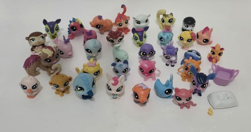 Littlest Pet Shop LPS Pets in the City Rare Pet Teensies & Mini Lot Of ...