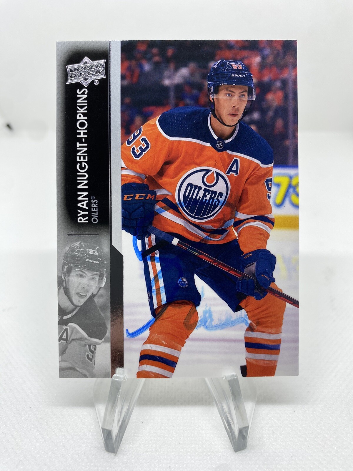 RYAN NUGENT-HOPKINS Signed Autograph 2021-22 Upper Deck Card #323 ...
