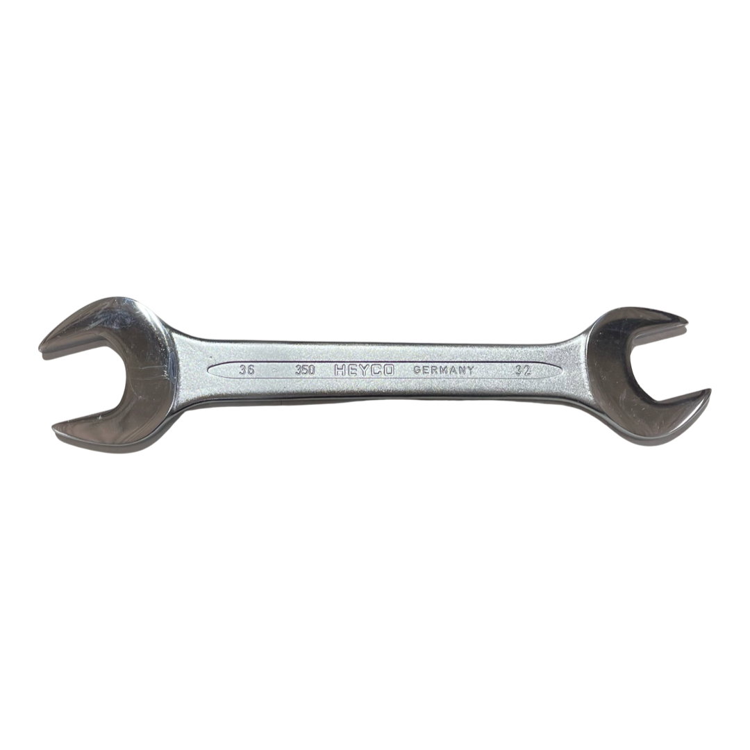 HEYCO 32mm x 36mm Open End Wrench Satin Chrome 35027 | eBay