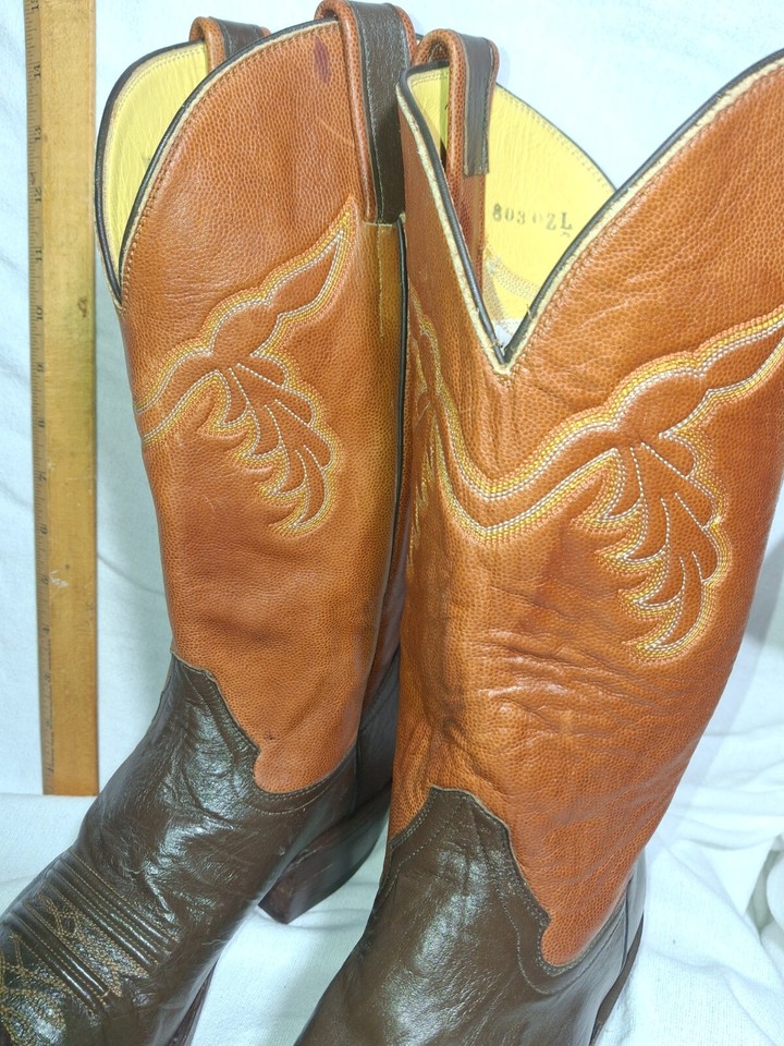 Womens cowboy boots Honcho Br kangaroo sz 10 C p660 | eBay