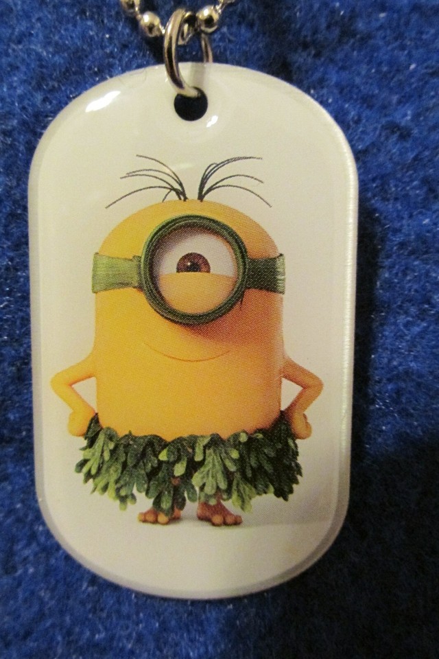 2015 MINIONS THE MOVIE Dog Tag "All Natural" | eBay