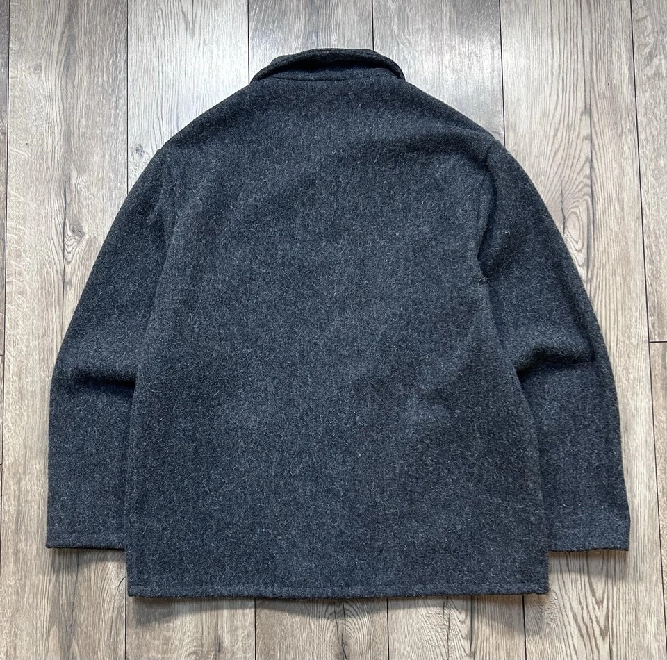 LE LABOUREUR 100% WOOL CHORE WORKER JACKET GREY MADE IN FRANCE RRP £179 ...