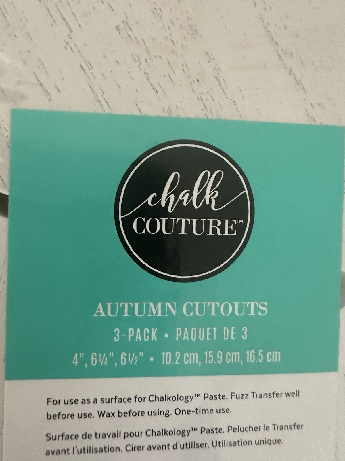 Chalk Couture Bundle ~Autumn Cut Outs Stencil sz C Retired 12x18. Wood ...