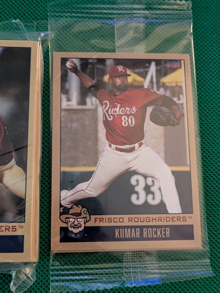 2024 FRISCO ROUGHRIDERS TEAM SET COMPLETE+KUMAR ROCKER 2 CARD SET (42 ...