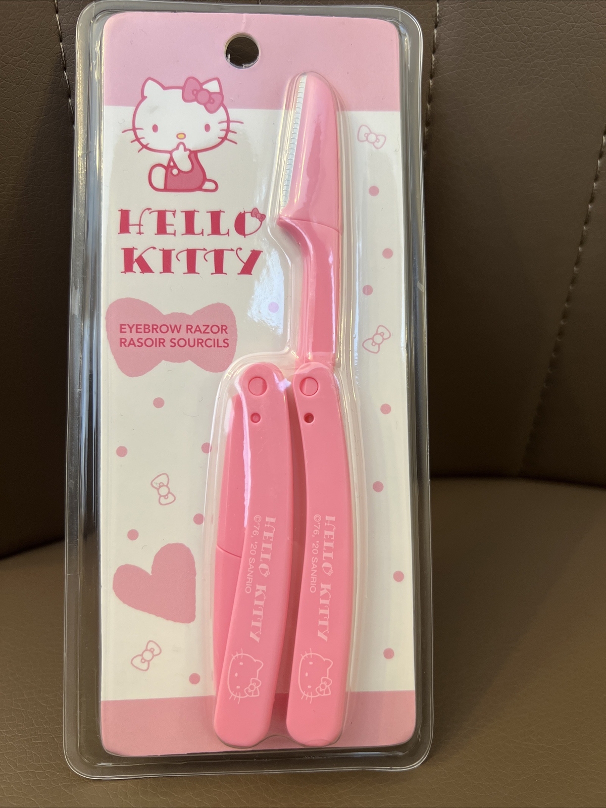 Miniso x Sanrio HELLO KITTY FOLDABLE EYEBROW RAZOR 2PCS - New in Box | eBay
