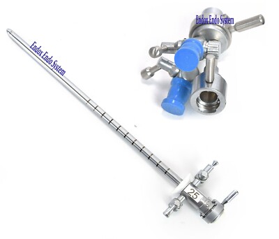 Urology 25Fr Cystoscopy Sheath Double Channel Bridge for 4mm Endoscope ...