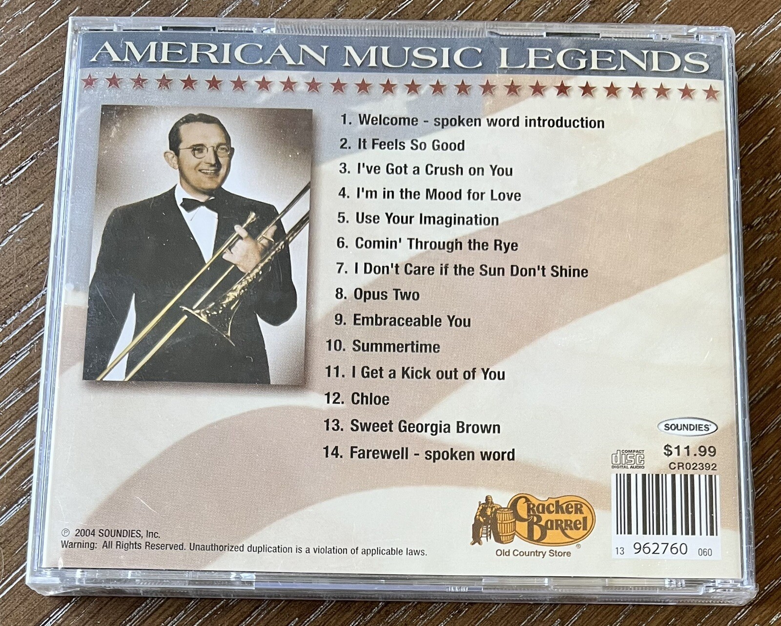 Tommy Dorsey American Music Legends 2004 Soundies Cracker Barrel CD new ...
