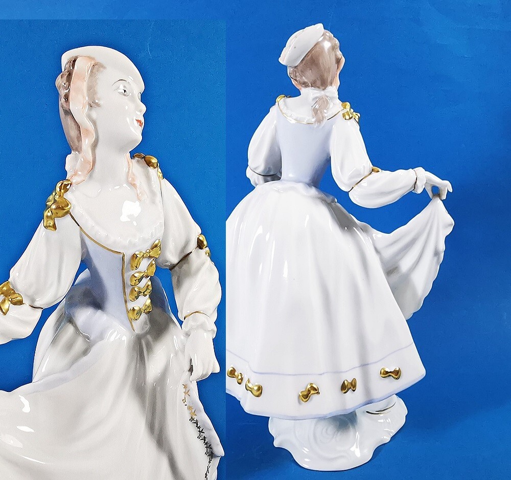 Rosenthal Figur Rokoko Tänzerin Entwurf: Gustav Oppel Kunstabteilung ...