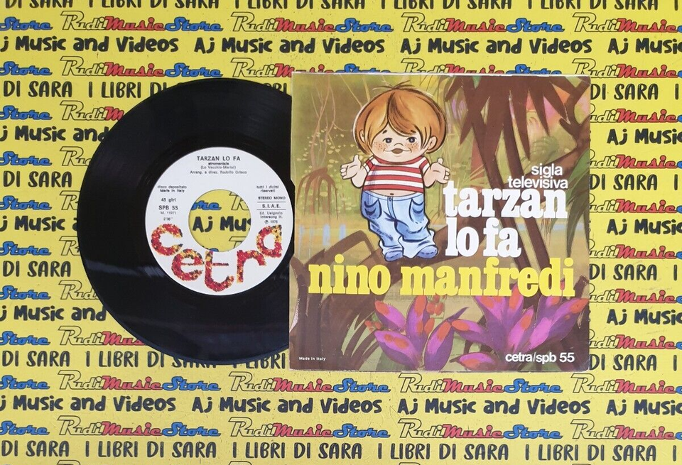 LP*45 7"NINO MANFREDI Tarzan lo fa 1978 italy CETRA SPB 55 | eBay
