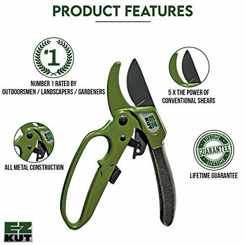 PRUNING SHEARS Pruners Ratcheting Ratchet Hand Pruner Clippers Green By ...