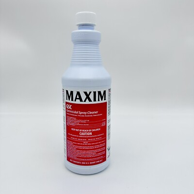 Maxim Germicidal Spray Cleaner Disinfectant Deodorizer Virucide GSC ...