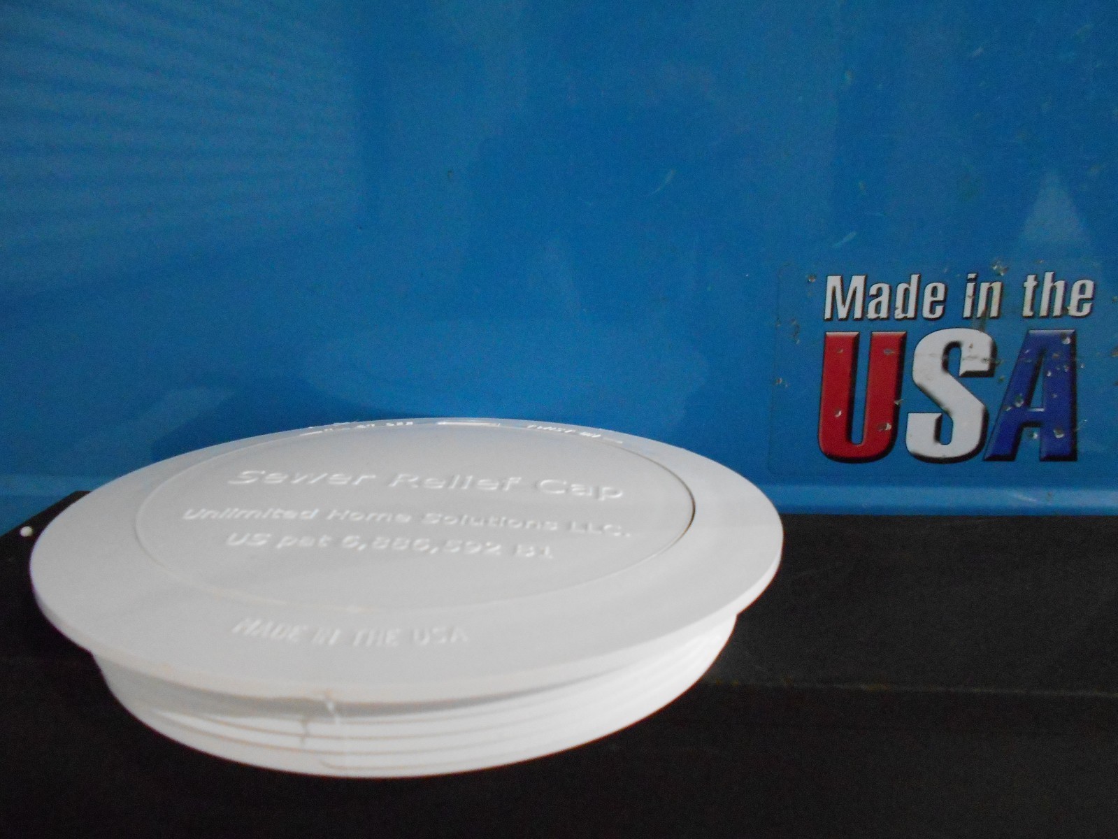 6" Flip Top Home-saver Sewer Relief Cap, Backflow Preventer, Sewer Cap ...