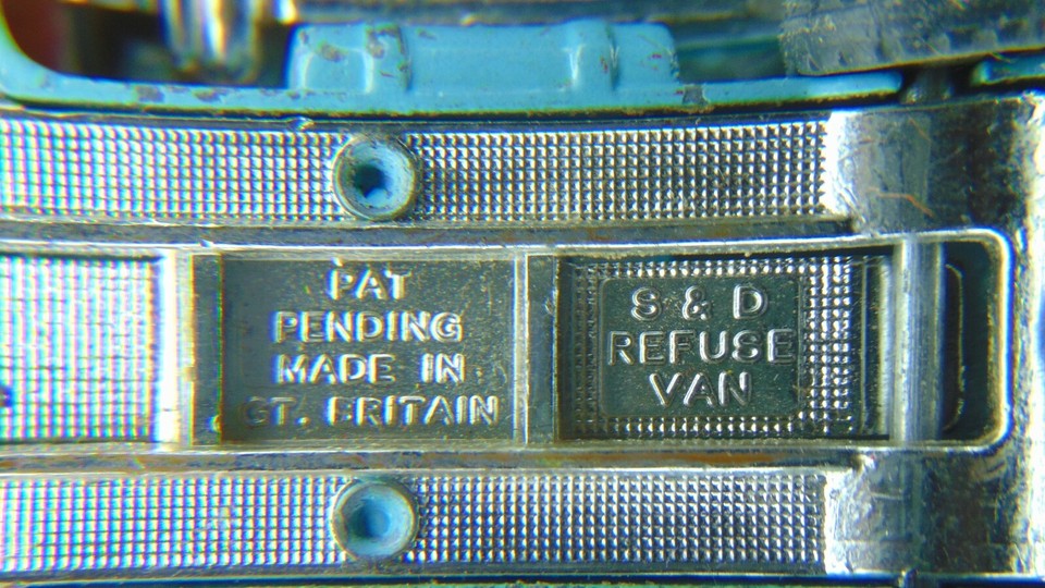 VINTAGE HUSKY S & D REFUSE VAN BLUE AND SILVER MADE IN GT BRITAIN | eBay