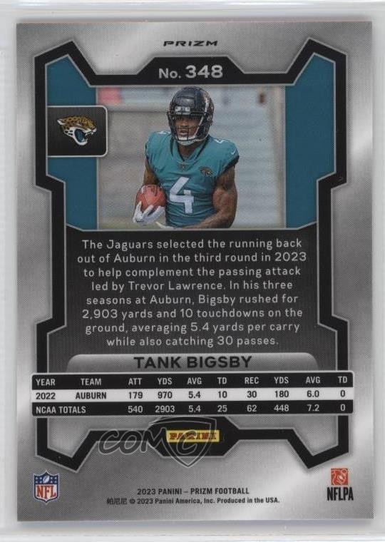 2023 Panini Prizm Rookies Pink Prizm Tank Bigsby #348 Rookie RC | eBay