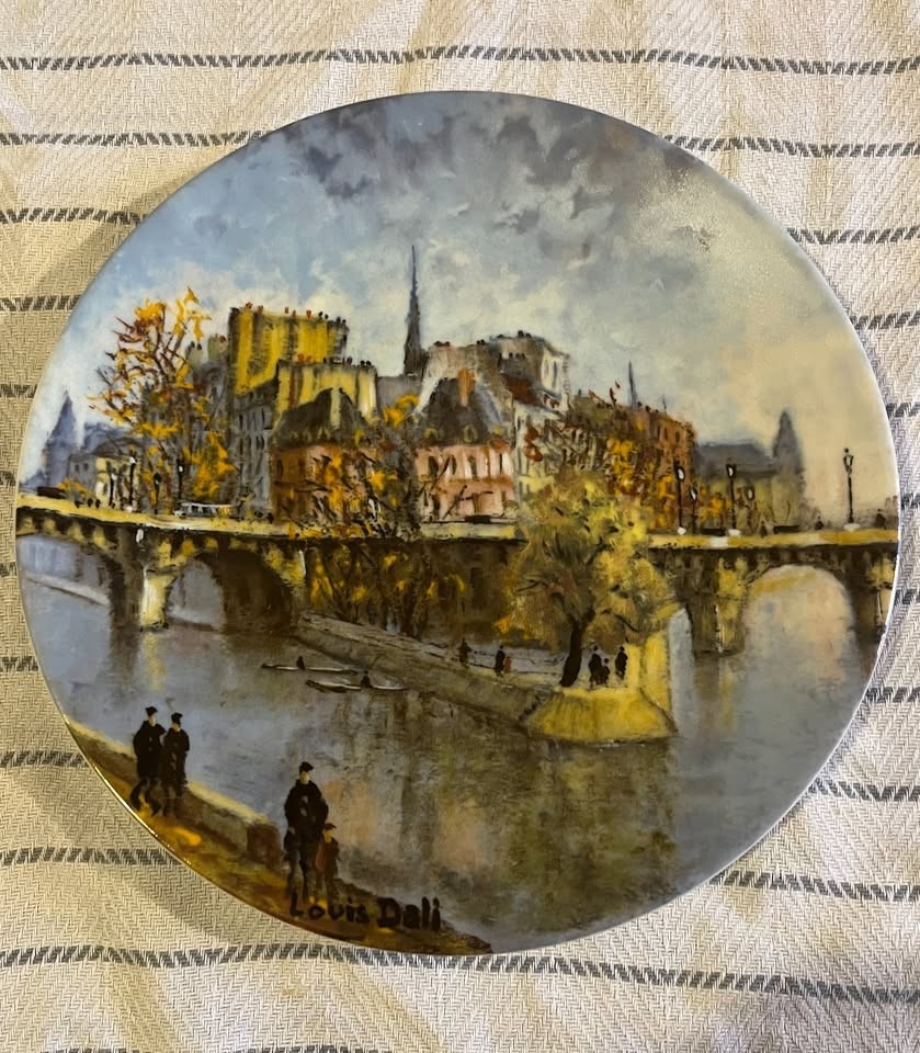 11 Louis Dali Limoges Collector Plates depicting Paris landmarks | eBay UK