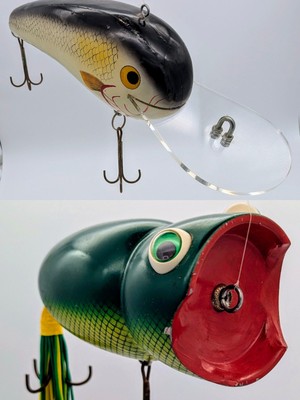 Vintage Giant Lures x2 Hanging Display | eBay