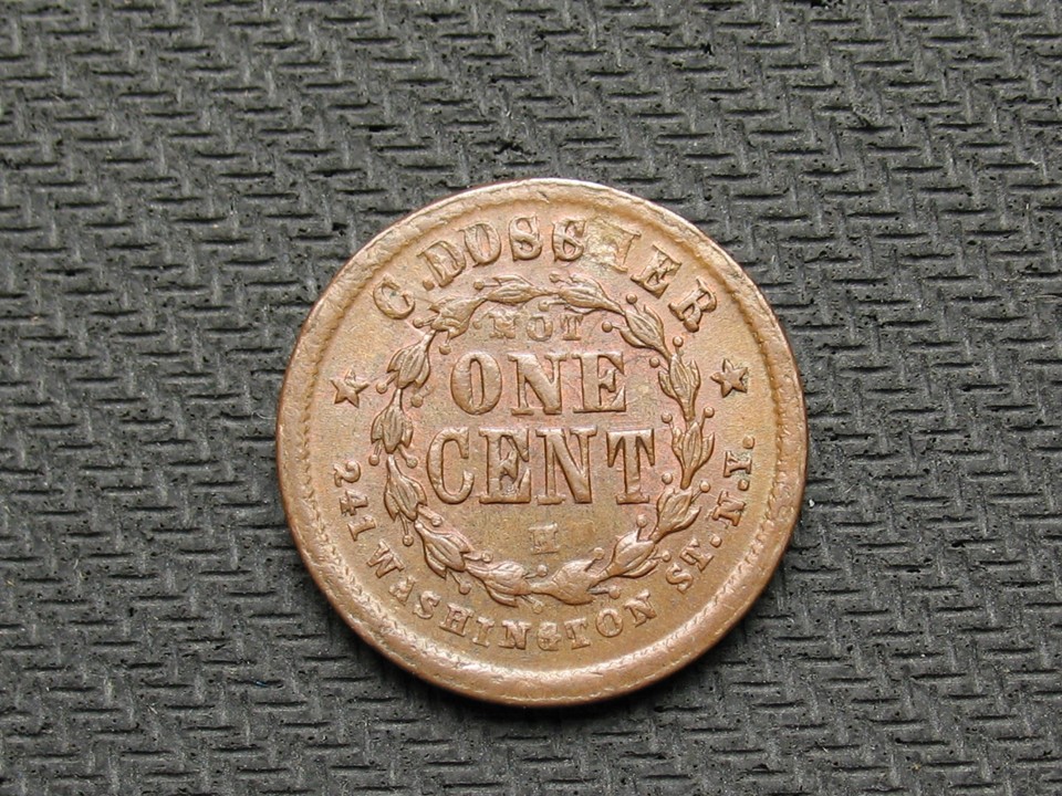 🔥NEW INVENTORY SALE!!🔥 AU 1863 CIVIL WAR TOKEN "NOT ONE CENT" #164us | eBay