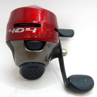 Vintage Zebco 404 Red Spincast Fishing Reel Freshwater | eBay
