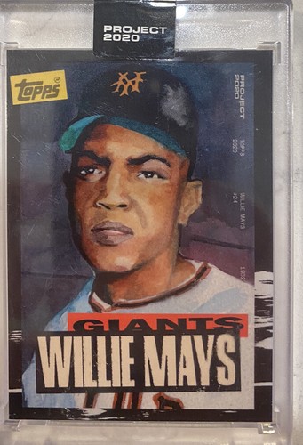 Topps Project 2020 #101 1952 Wilie Mays by Jacob Rochester SF Giants w ...