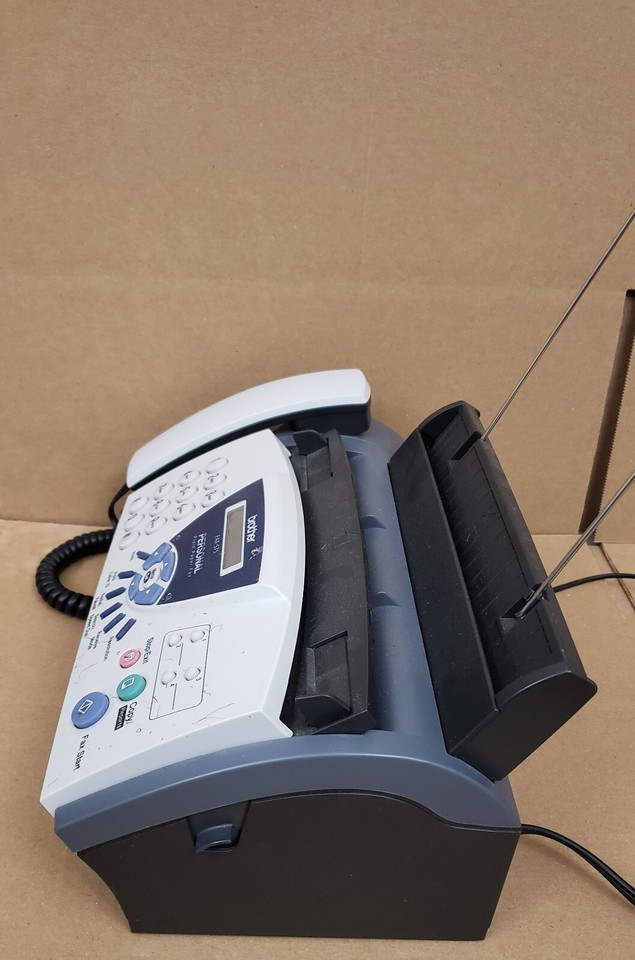 Brother FAX-575 Personal Small Business Fax Copy Machine & Phone Tested ...