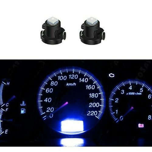 Blue T4 T4.2 Canbus Wedge LED Wedge Light Bulbs Car Dash Interior bulbs ...