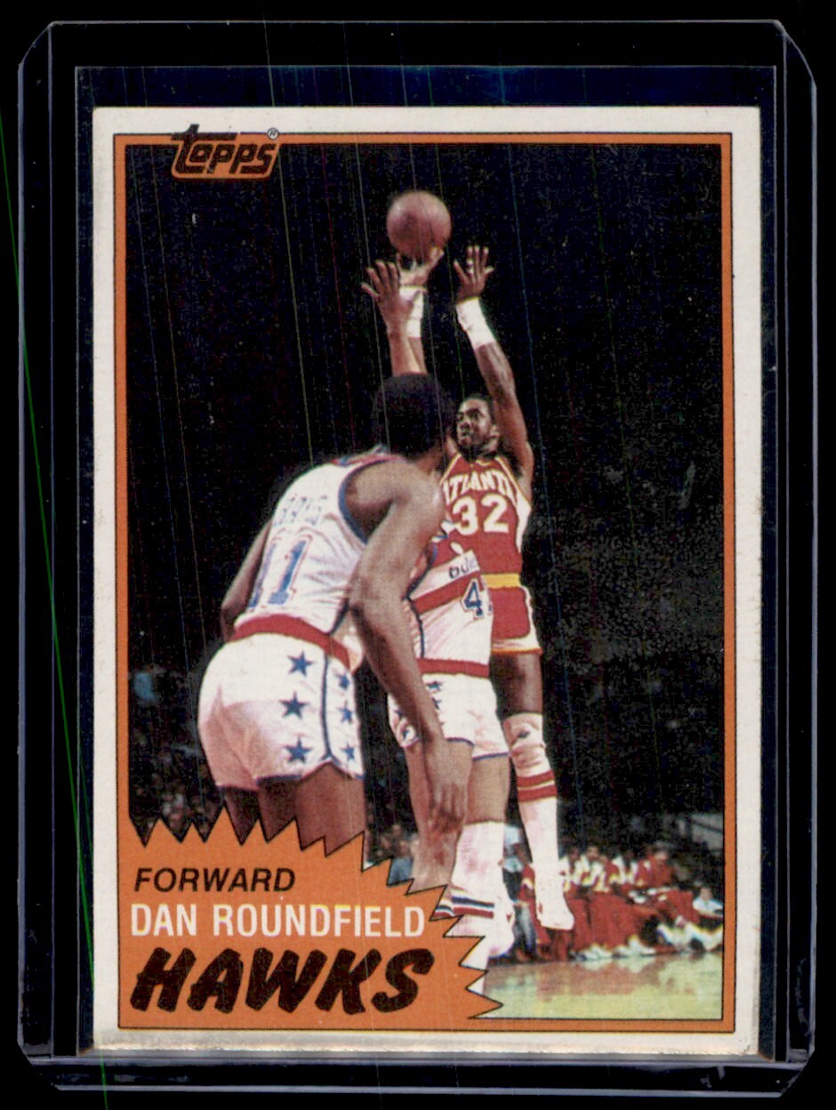 1981-82 TOPPS DAN ROUNDFIELD ATLANTA HAWKS #2 | eBay