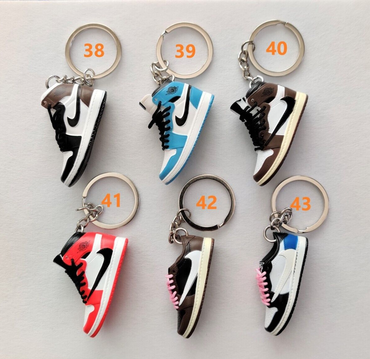 3D Mini Sneaker Keychain (50 assorted keychains) | eBay