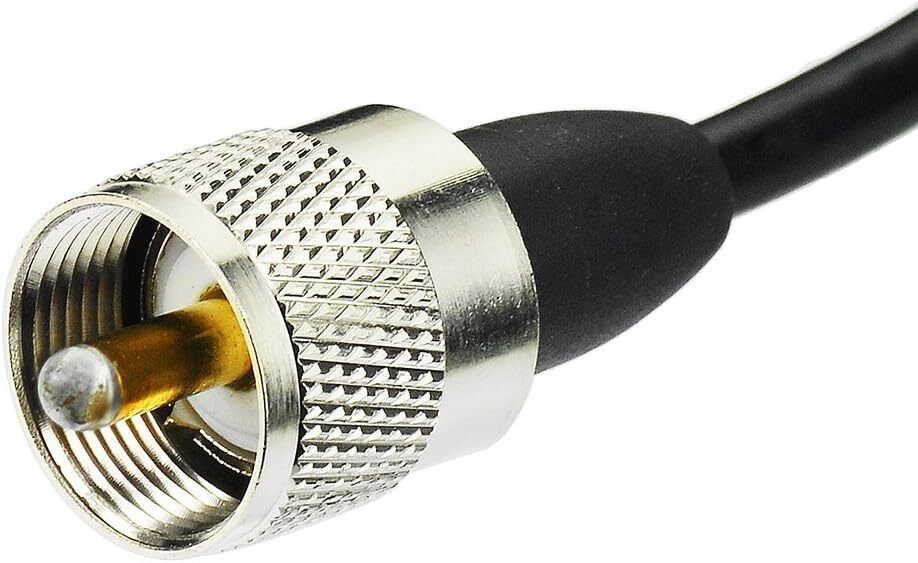 Amateur Two Way Radio Antenna UHF VHF PL259 TO SO239 Mount 16.5ft ...
