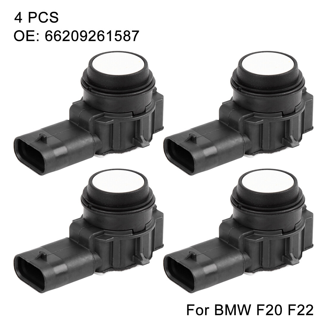 4pcs 66209261587 White Bumper PDC Parking Sensor for BMW F20 F22 F30 ...