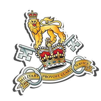 MPGS STICKER - BRITISH ARMY - MILITARY PROVOST GUARD SERVICE | eBay UK