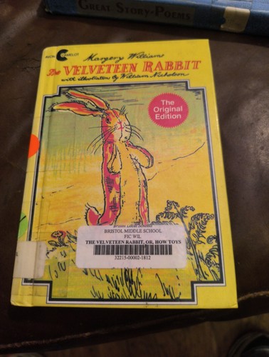 THE VELVETEEN RABBIT by MARGERY WILLIAMS Hard Copy 1975 1st Avon ...