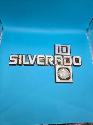 1981-1987 GM Chevy Silverado 10 Logo Trucks Fender Emblem | eBay