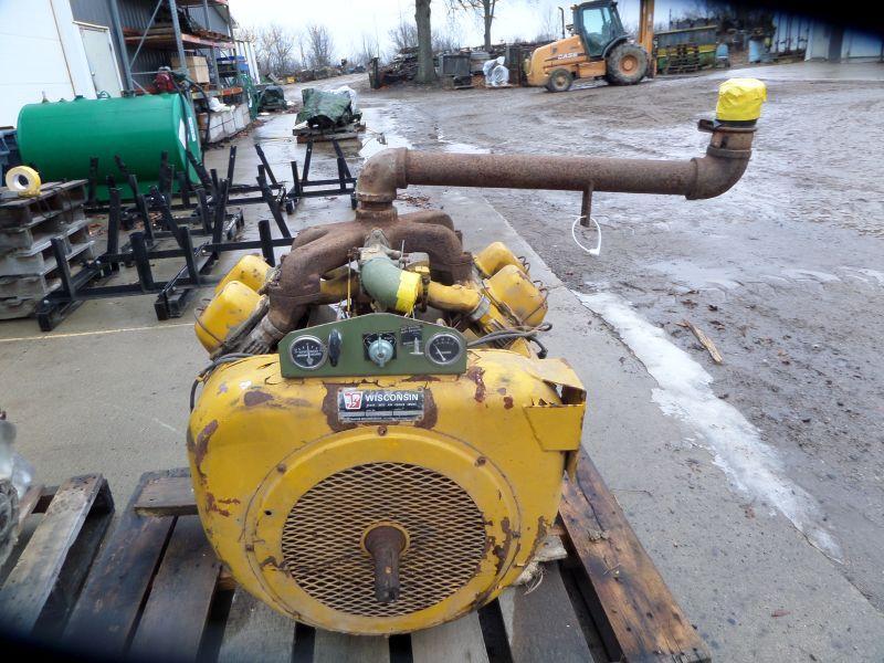 Wisconsin V465D Seized Engine Core | eBay