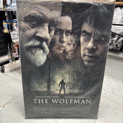 THE WOLFMAN / Original 2010 - DS - 27x40 Movie Poster | eBay